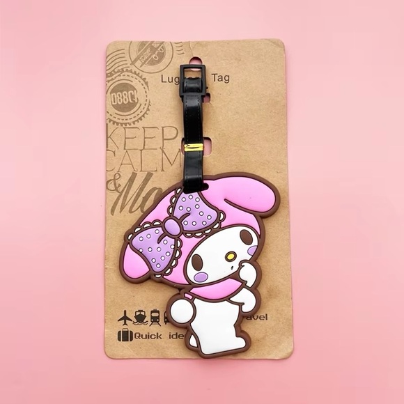 Accessories | Mm938 My Melody Pink Luggage Tag | Poshmark